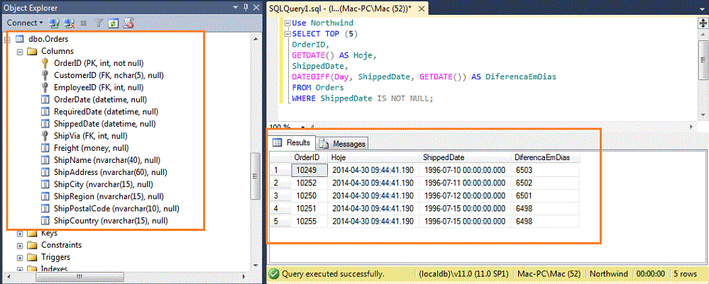 Calcular El Numero De Dias Entre Dos Fechas En Sql Server Descargar 